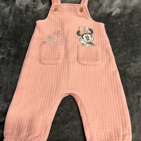 Disney | Bottoms | Disney Minnie Mouse Pink Kids Overalls | Poshmark